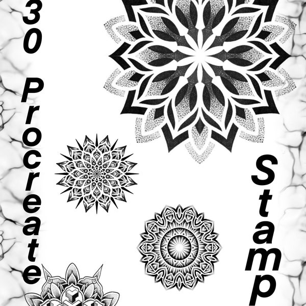 Mandala Stamp - Etsy