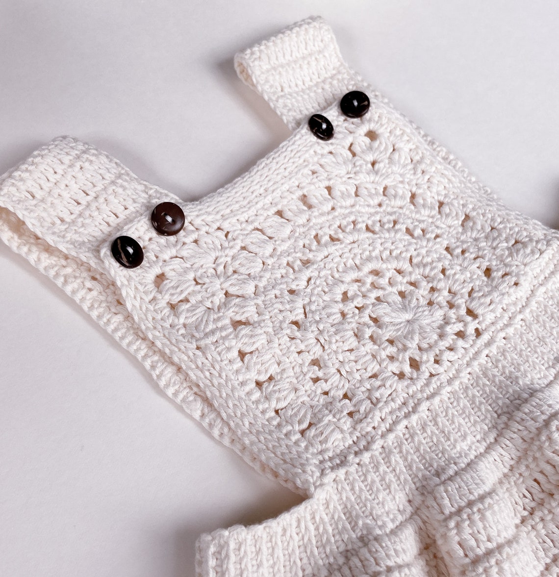 Crochet Pattern Pinafore Baby Dress sizes Newborn up to 5 | Etsy