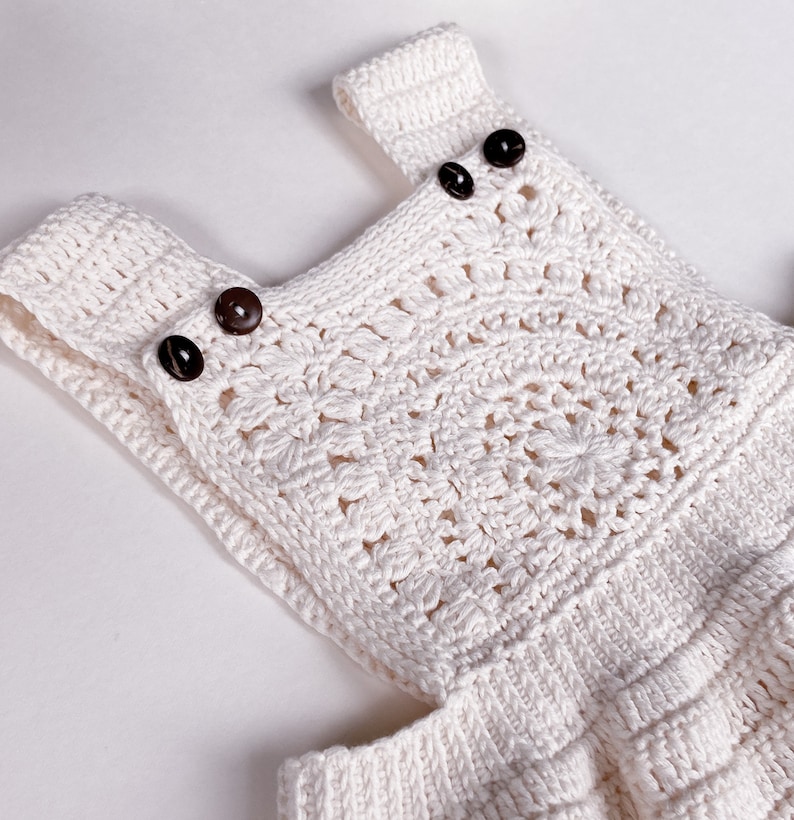 Crochet Pattern Pinafore Baby Dress sizes Newborn up to 5 | Etsy