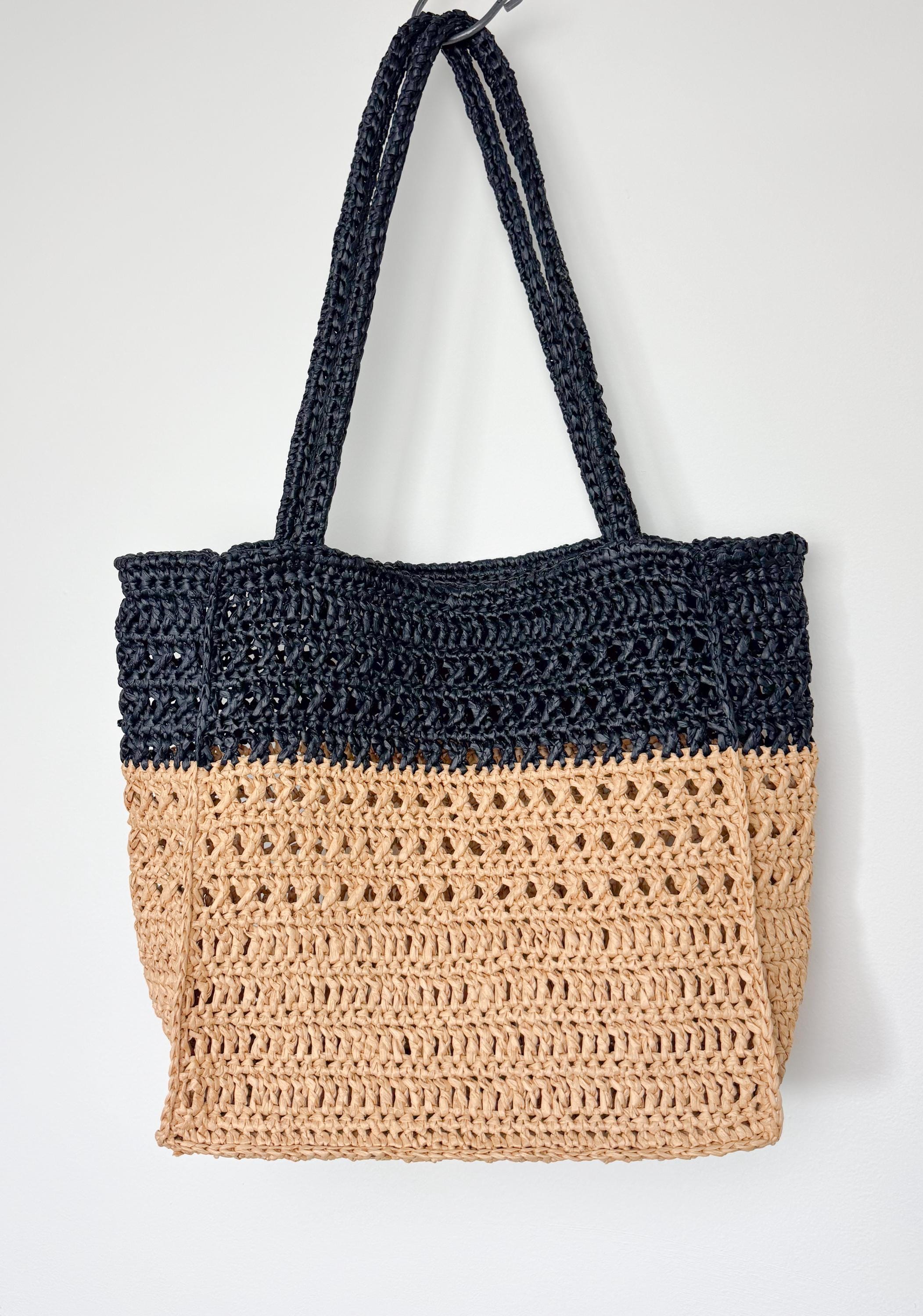 CROCHET PATTERN - Raffia Crochet Tote - Etsy