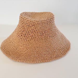 CROCHET PATTERN | Raffia Bucket Hat - 2-in-1 Design for Sun Hat and ...
