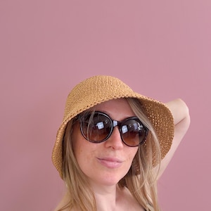 CROCHET PATTERN | Raffia Bucket Hat - 2-in-1 Design for Sun Hat and ...
