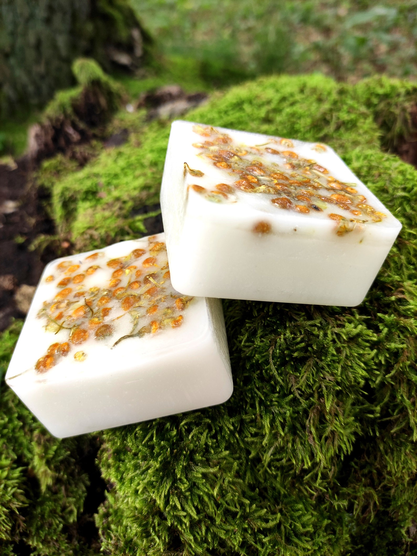 Handgemachte Seife, Seifenstücke im Set "Blumen", Geschenk ...