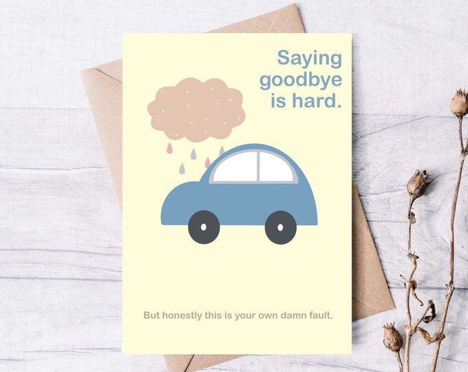 Printable Farewell Card for Best Friend Going Away Card for Coworker ...