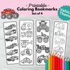 Printable Coloring Sports Bookmark | Kids Soccer Basketball Football ...