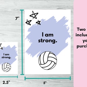 Affirmation Cards Printable | Sports | Printable Affirmations for Kids ...