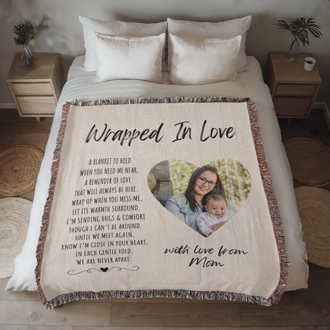 Personalized Memorial Photo Blanket: Comforting Keepsake for ...