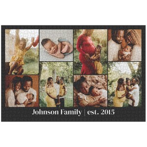 Custom Photo Collage Puzzle: Personalized Jigsaw Puzzle Gift - Etsy