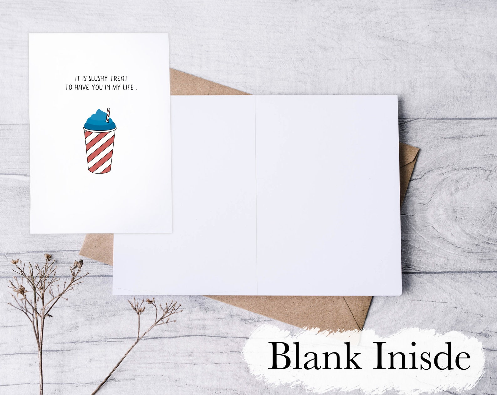 Printable Slushy Card | Throwback Friendship Card - Etsy