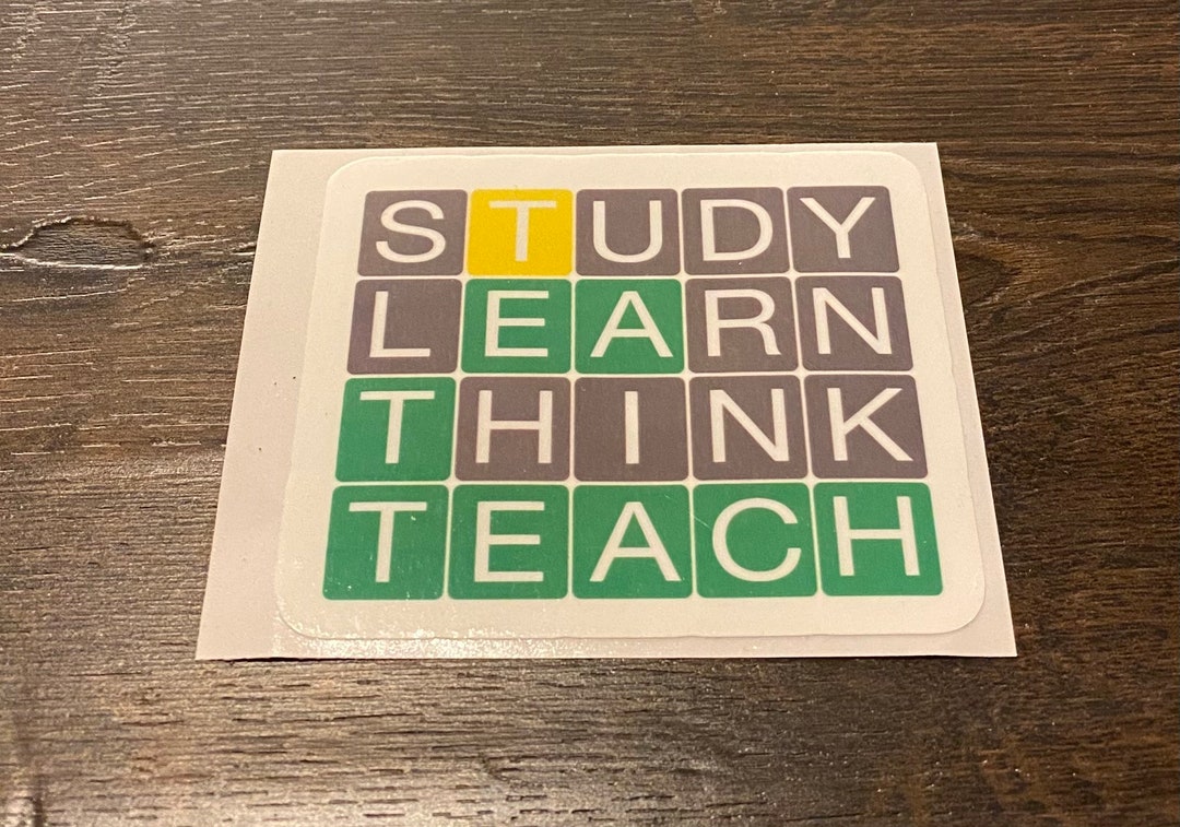 Teacher Wordle Sticker. Vinyl, Waterproof,removable Great for Water ...