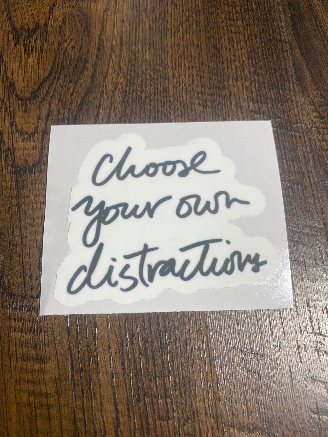 Choose Your Own Distractions Sticker. Laptop Sticker. Water - Etsy