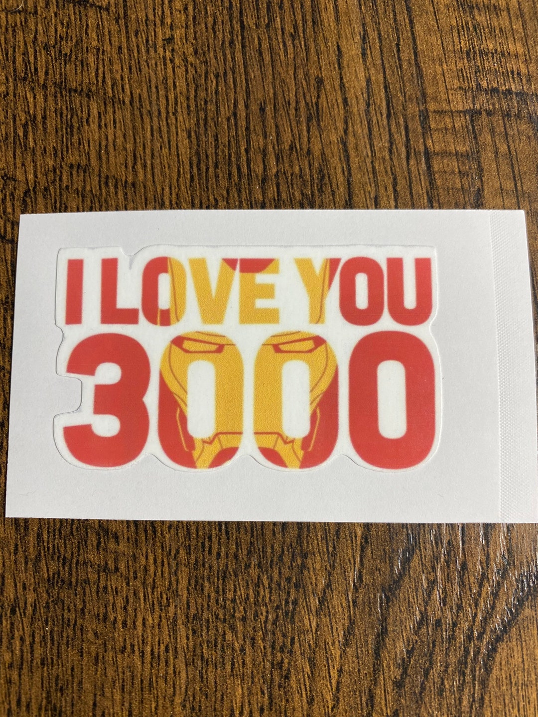 I Love You 3000 Sticker. Movie Line Sticker - Etsy