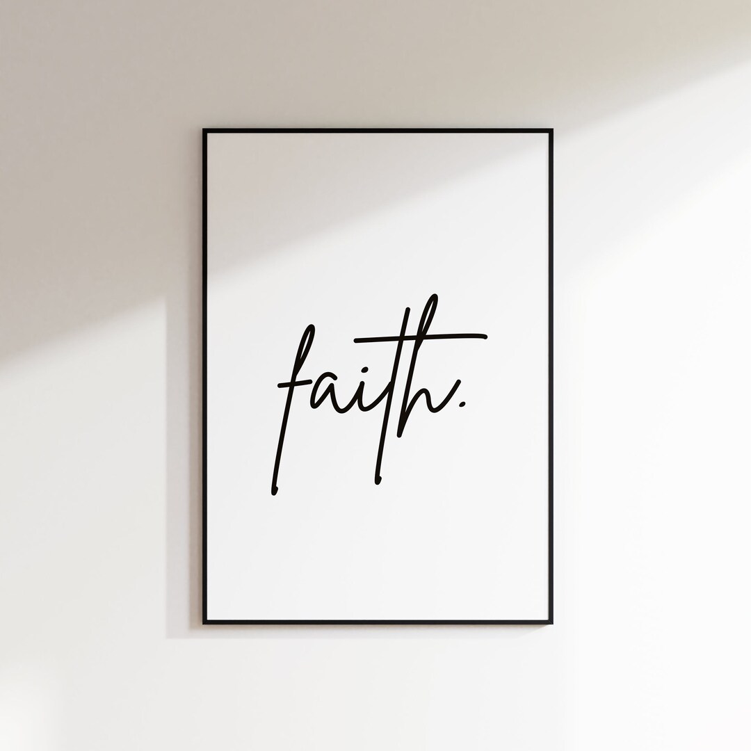 Faith Poster | Quote Saying Poster | Have Trust Picture | Partnership ...