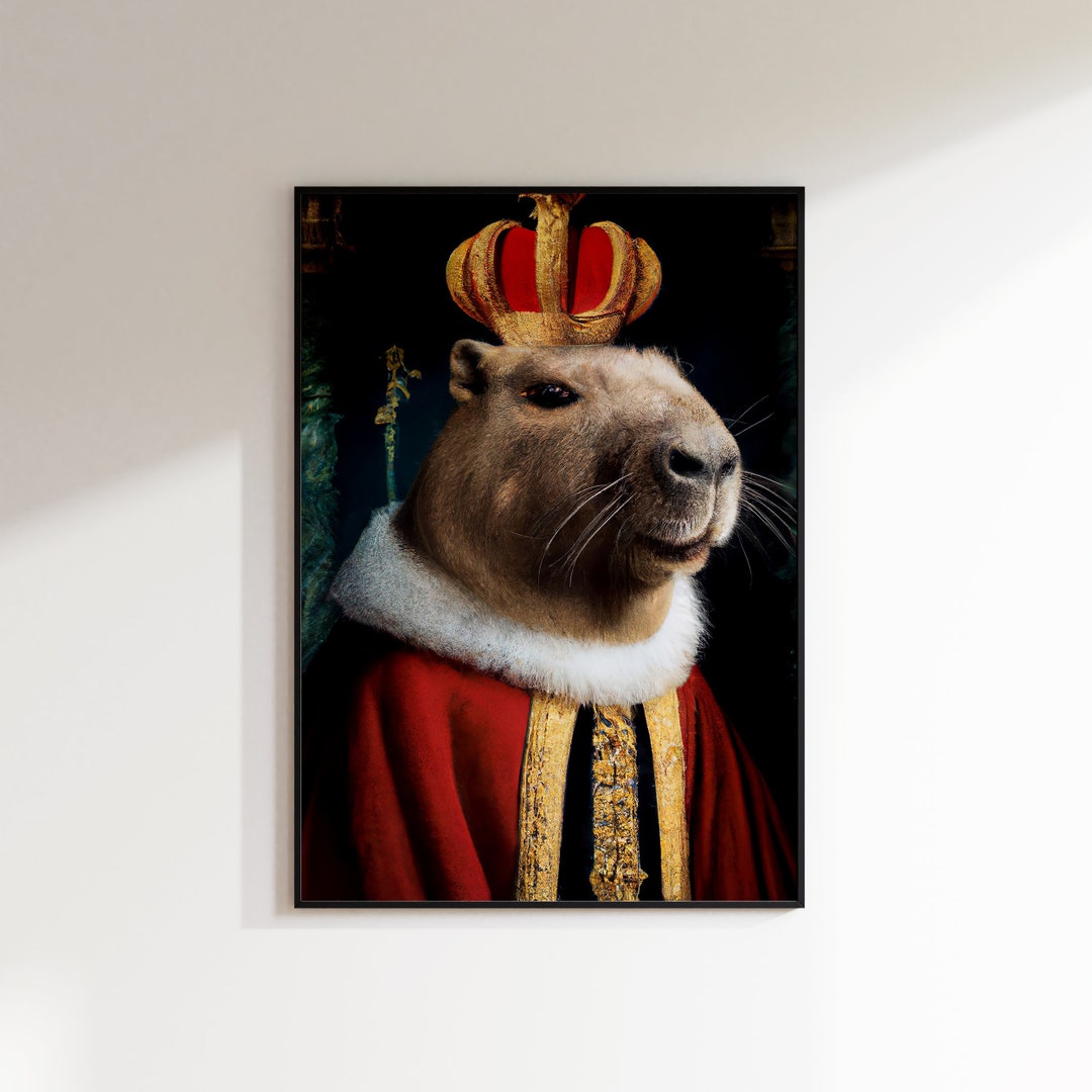 Capybara in the Middle Ages Capybara King Capybara Image Funny Picture ...