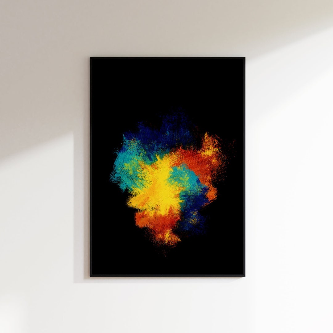 Colorful Explosion Posters Poster of an Explosion Colorful Powder ...