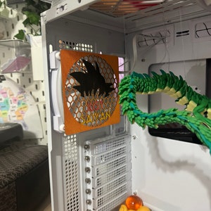 Custom PC Case - Gaming Computer Case - DBZ Inspired Themed Desktop Pc ...