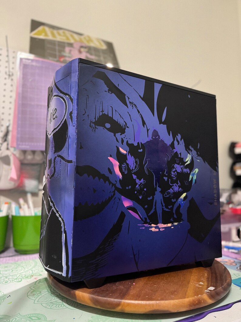 Custom PC Case Desktop Gaming Computer Case Solo Leveling Anime ...