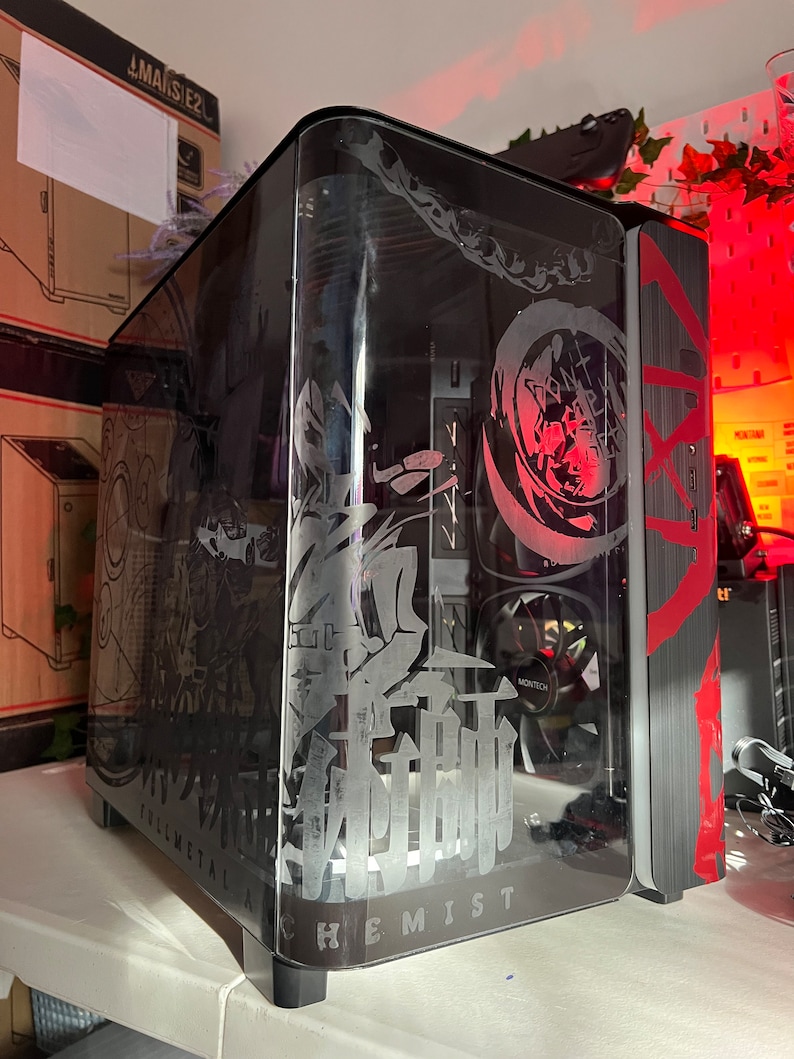 Custom Fullmetal Alchemist PC Case – Hand Etched Anime Gaming Mod - Etsy