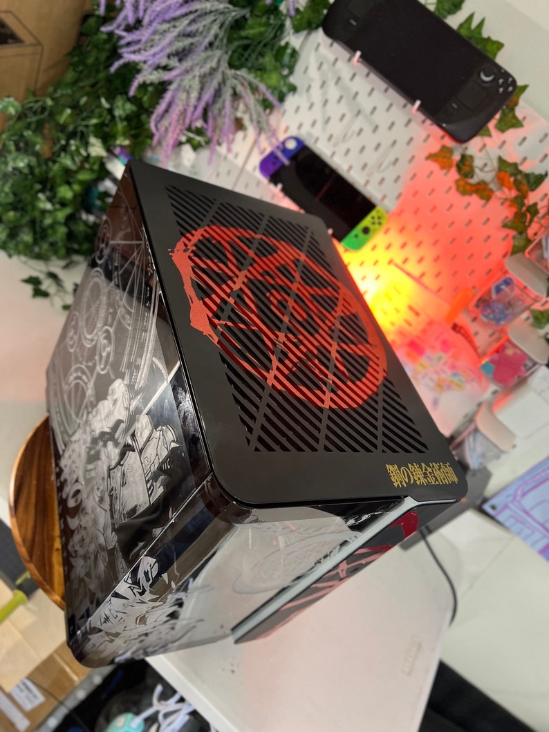 Custom PC Case - Full Metal Alchemist Themed - Etsy