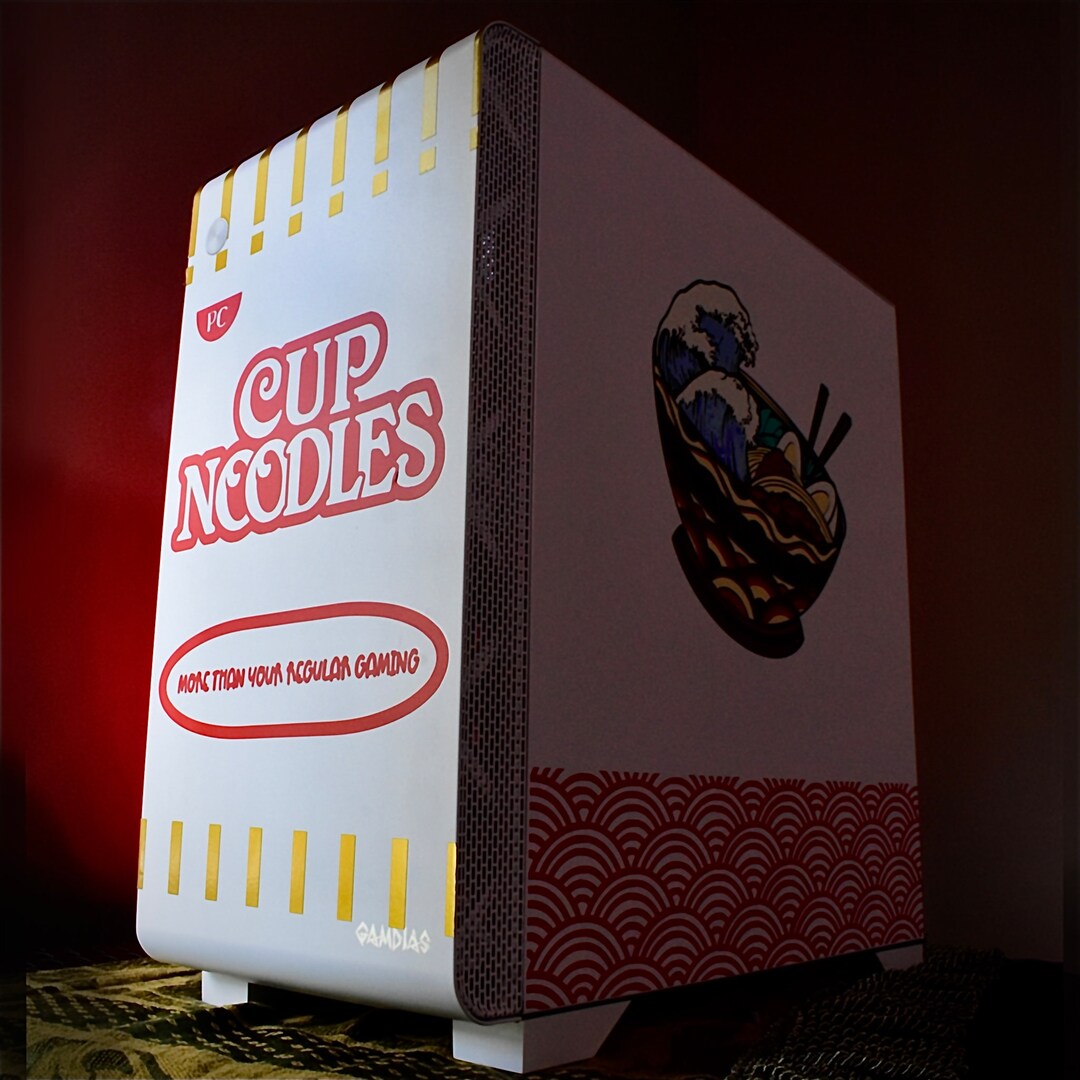 Cup Noodle Theme Personalized Custom PC Case - Etsy