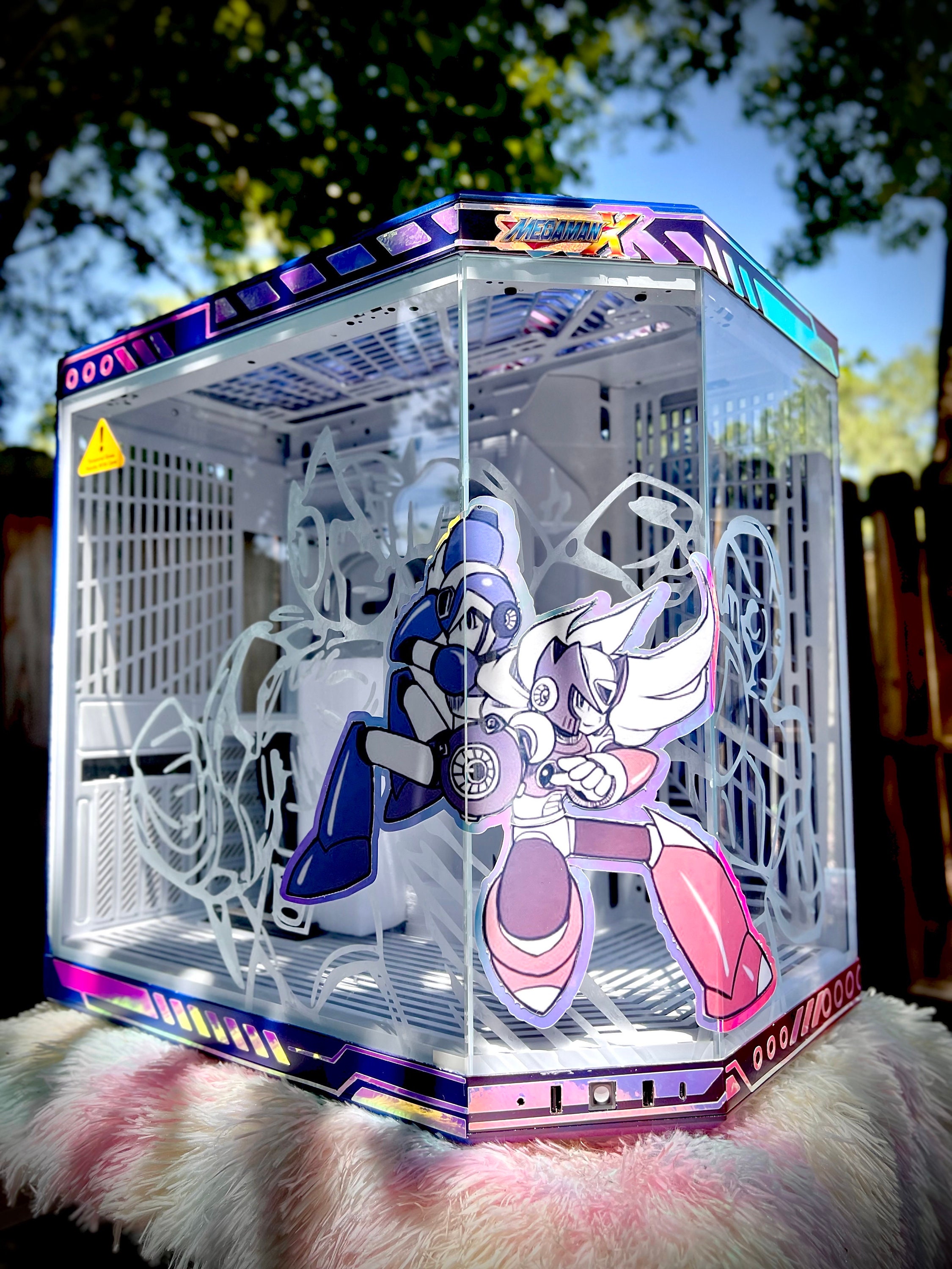 Custom PC Case|desktop Case - Megaman on Hyte Y70 - Etsy