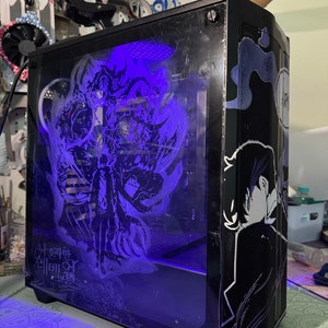 Custom PC Case - Desktop Gaming Computer Case - Solo Leveling Anime ...