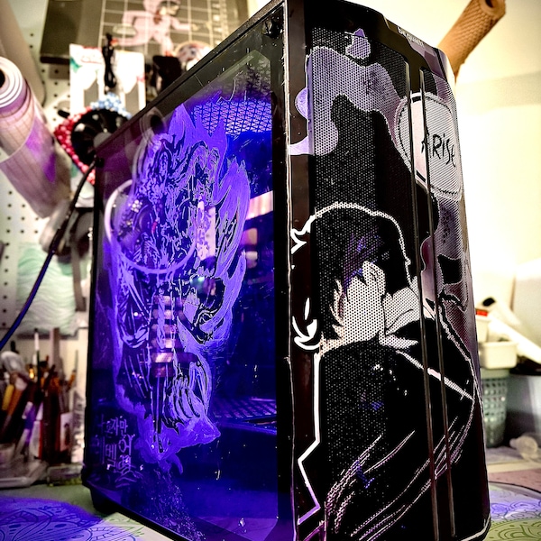 Anime Computer Case Desktop - Etsy