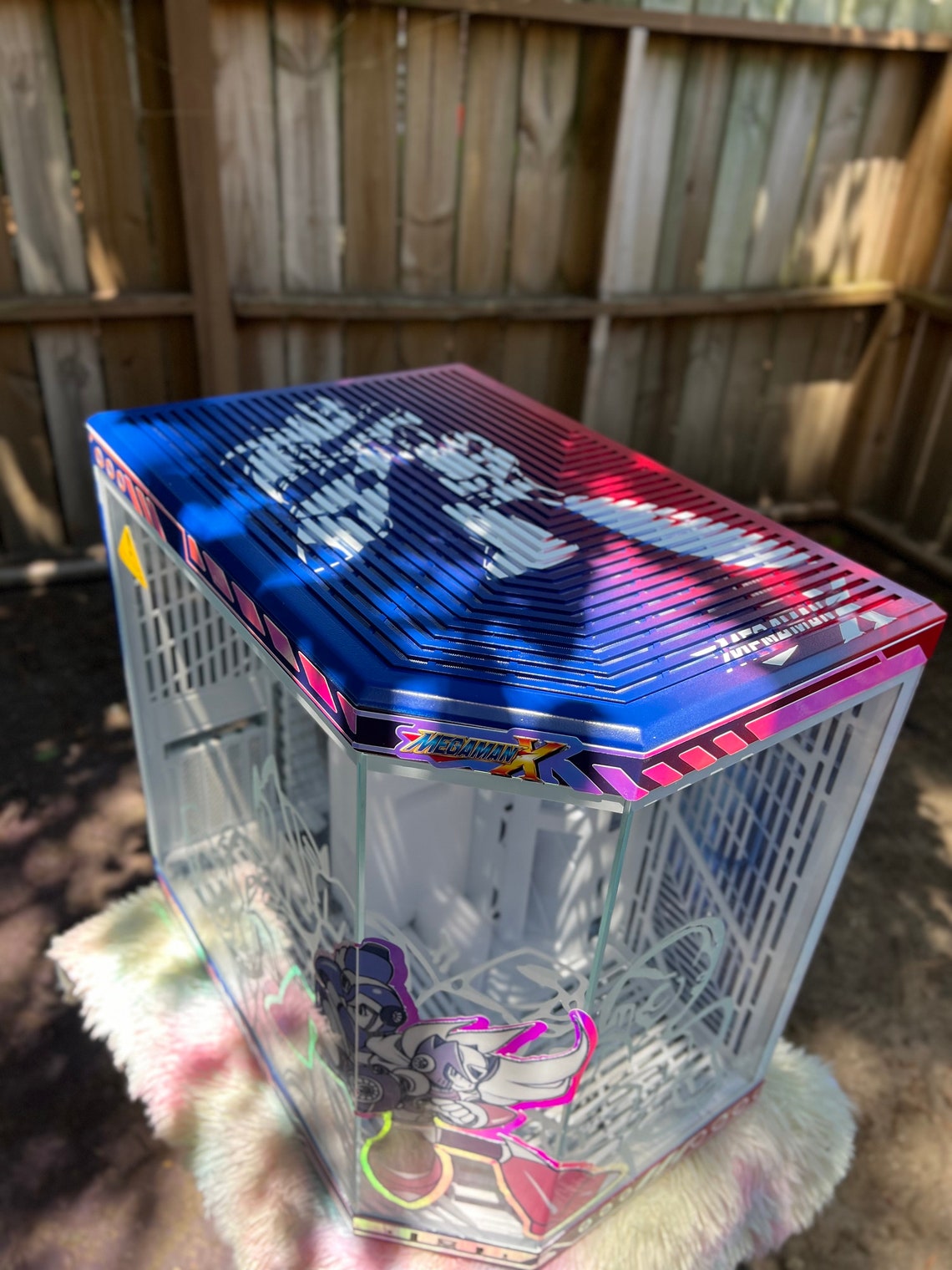 Custom PC Casedesktop Case Megaman on Hyte Y70 - Etsy