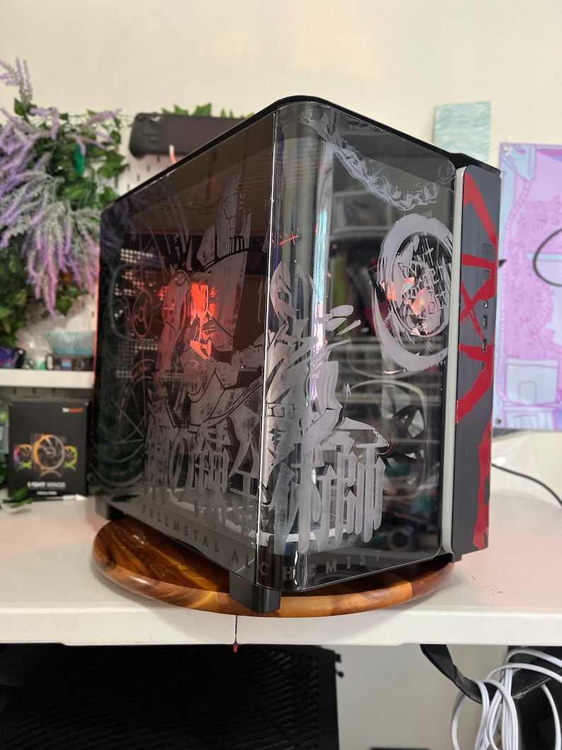 Custom Fullmetal Alchemist PC Case – Hand Etched Anime Gaming Mod - Etsy