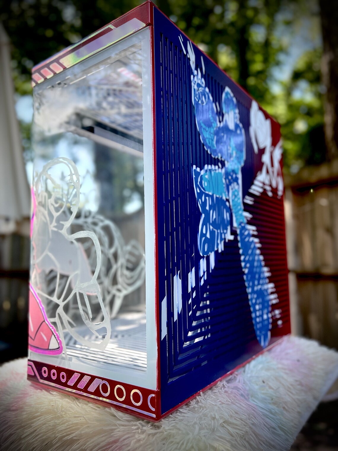 Custom PC Case|desktop Case - Megaman on Hyte Y70 - Etsy