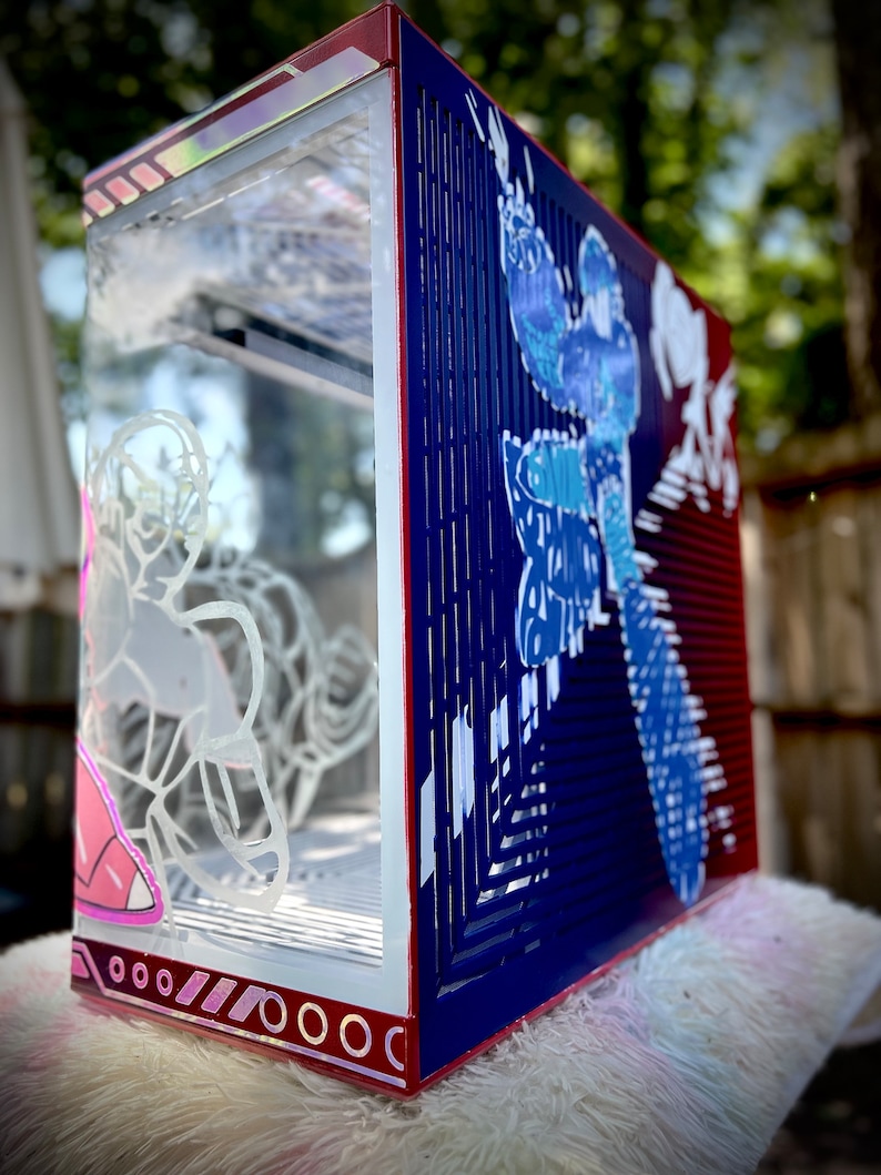 Custom PC Case|desktop Case - Megaman on Hyte Y70 - Etsy