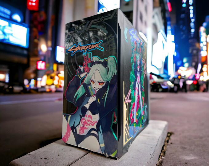 Custom PC Case - Cyberpunk - Rebecca Themed - Etsy