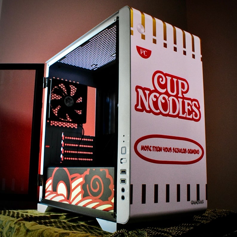 Cup Noodle Theme Personalized Custom PC Case - Etsy