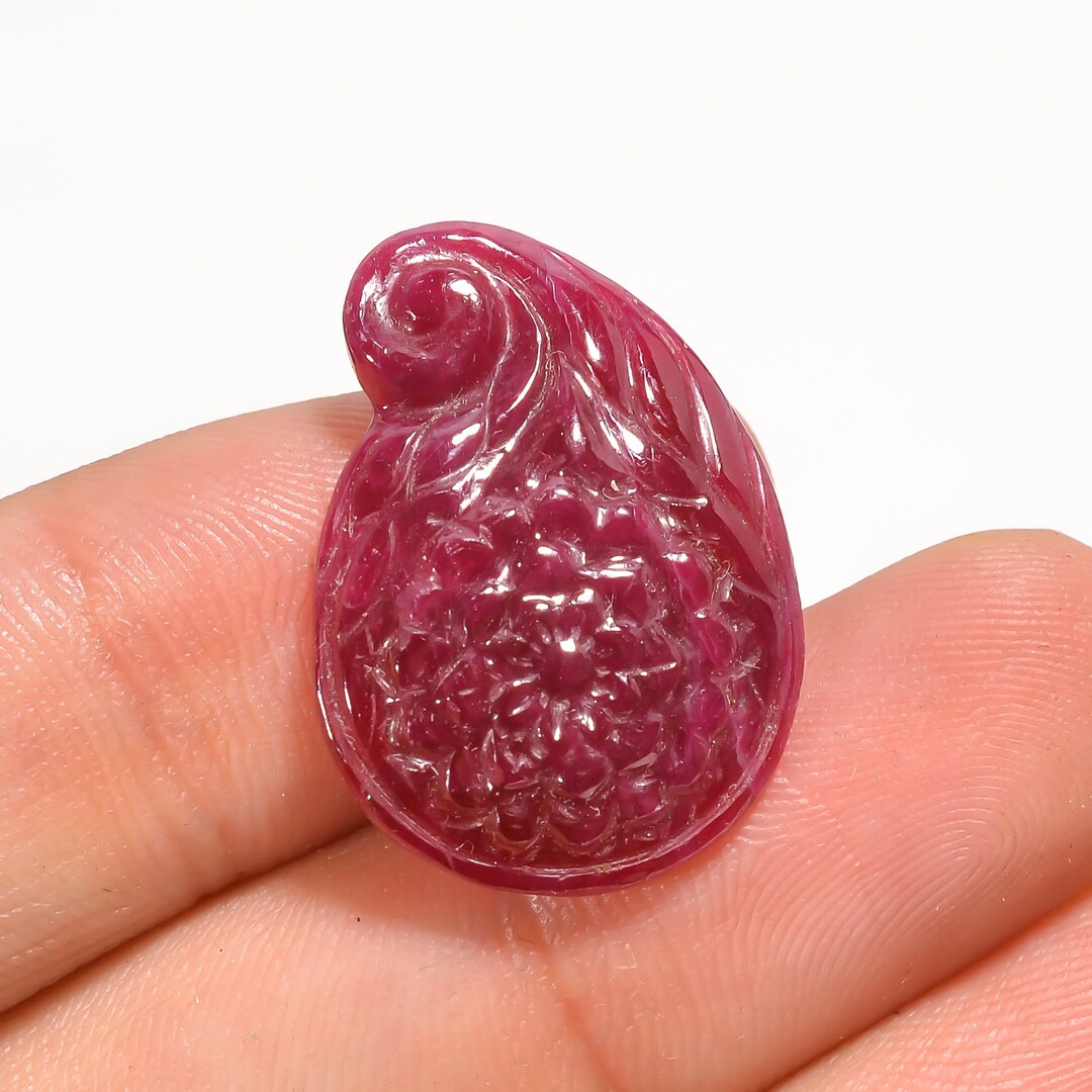 Ruby natural Fancy Shape Carved Natural Loose Gemstone for Making ...