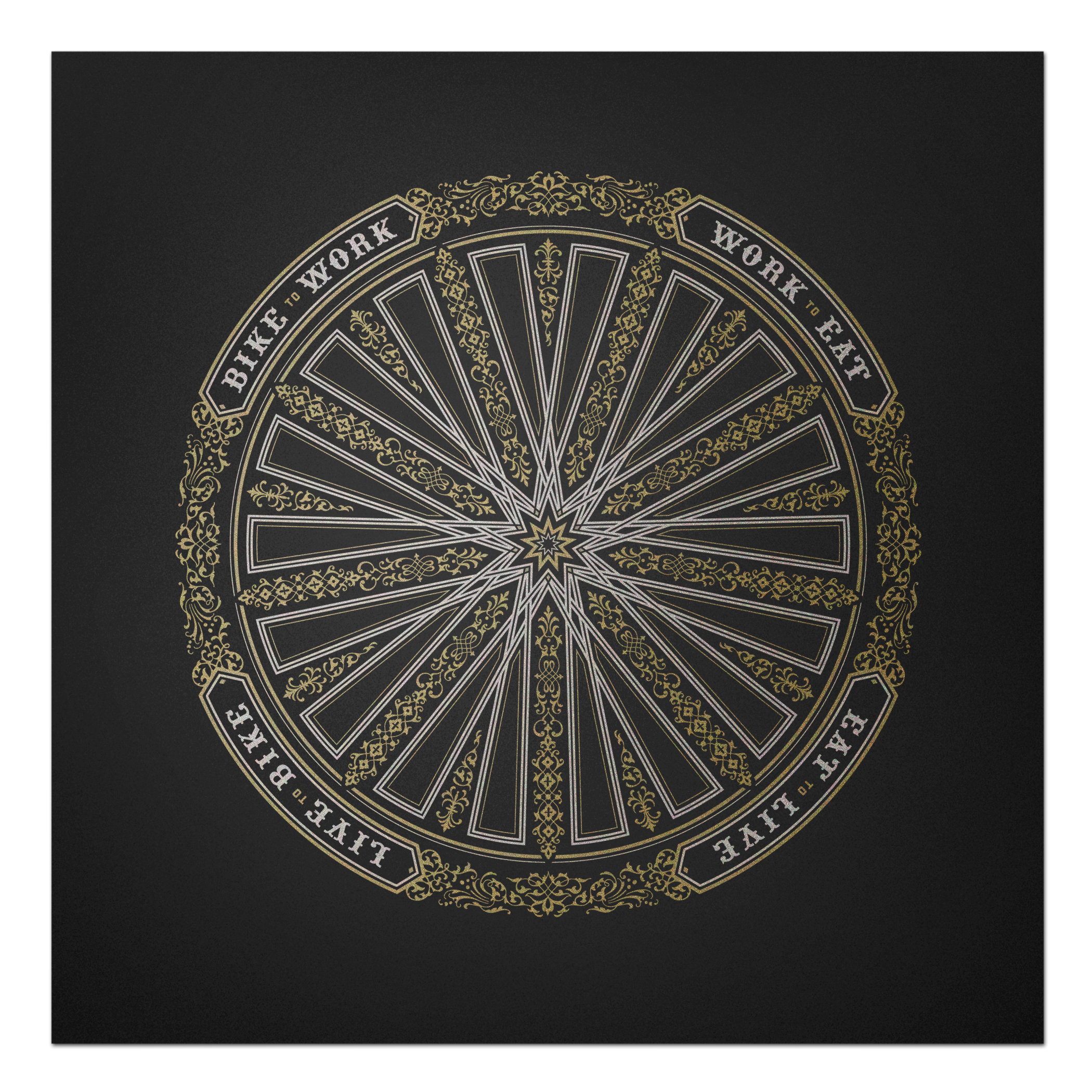 Cycle of Life Bike Poster - Etsy