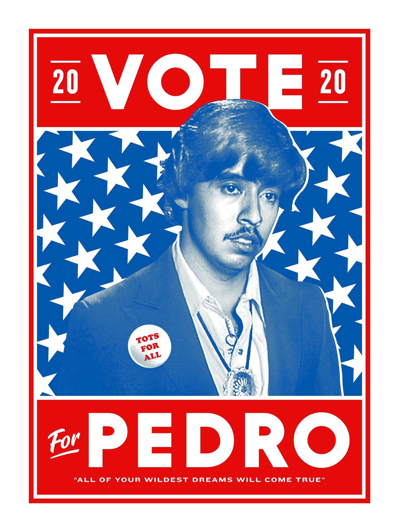 Vote for Pedro Poster - Etsy