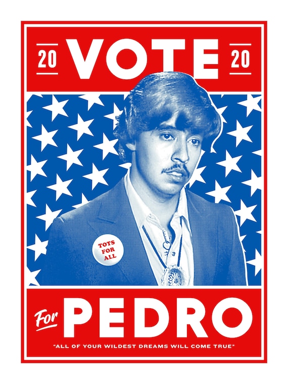 Vote For Pedro Poster