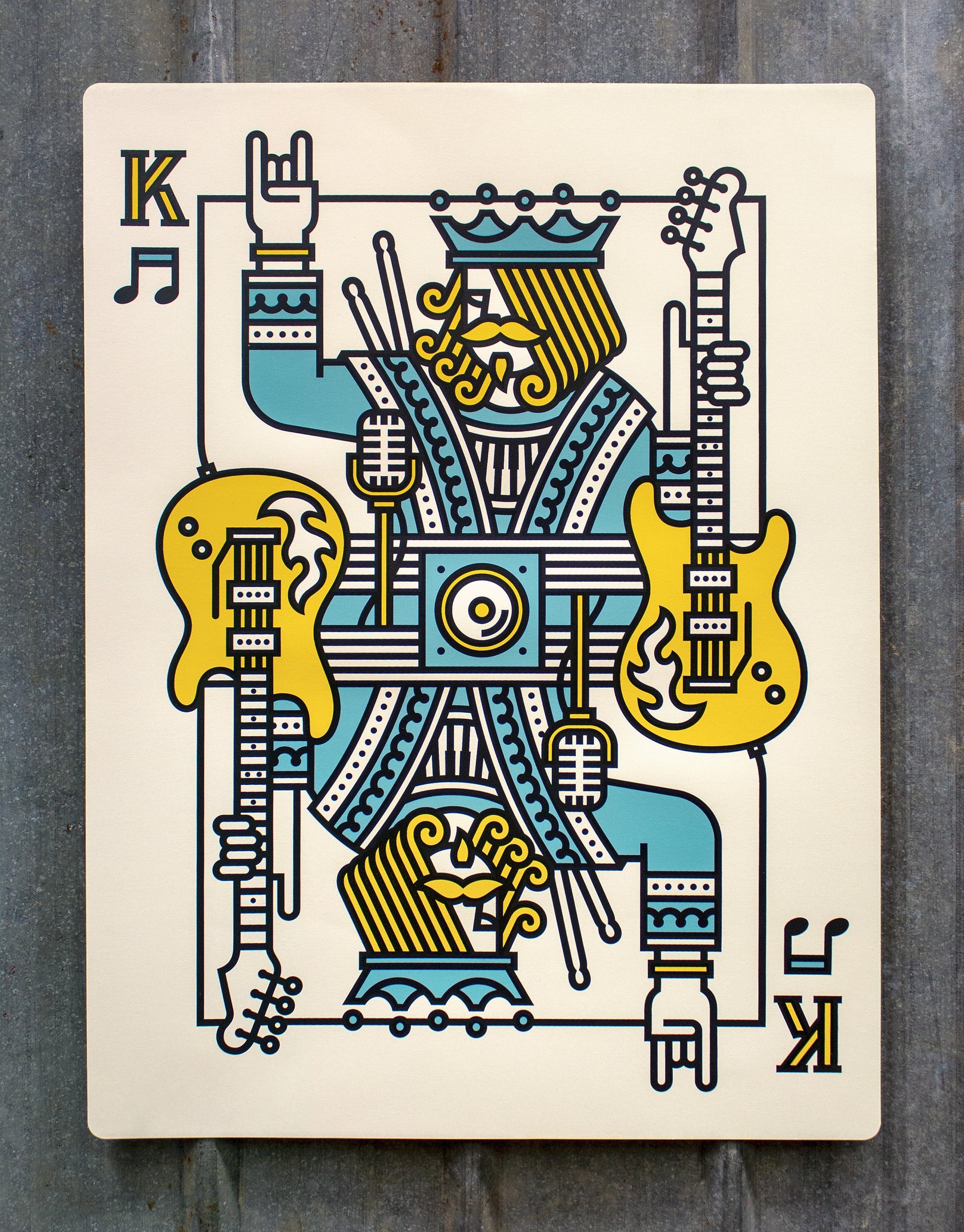 Rock King Poster - Etsy