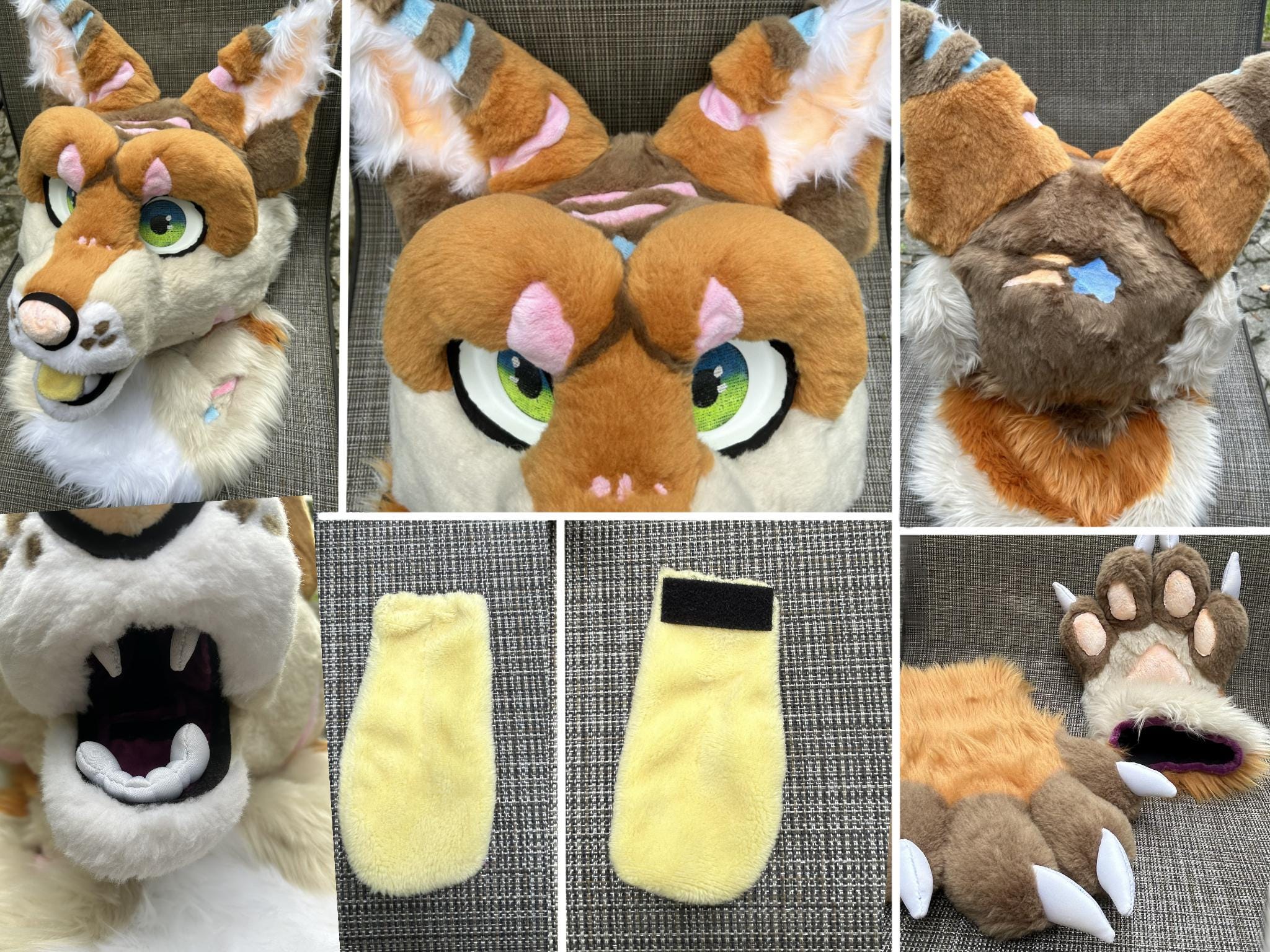Coyote Fursuit Mini Partial Color Changing Fursuit See Description - Etsy