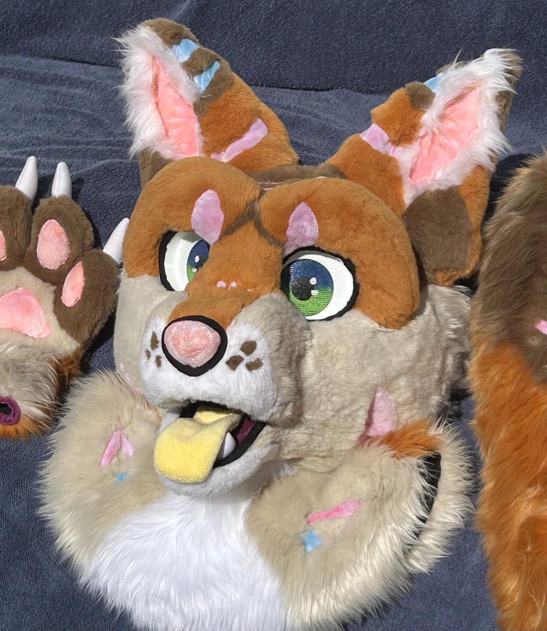 Coyote Fursuit Mini Partial Color Changing Fursuit See Description - Etsy