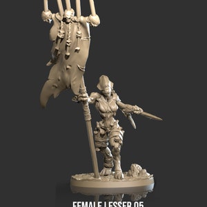 Yedharo - Female Lesser Demon Unit - 30mm Scale for Dnd, Roleplaying ...