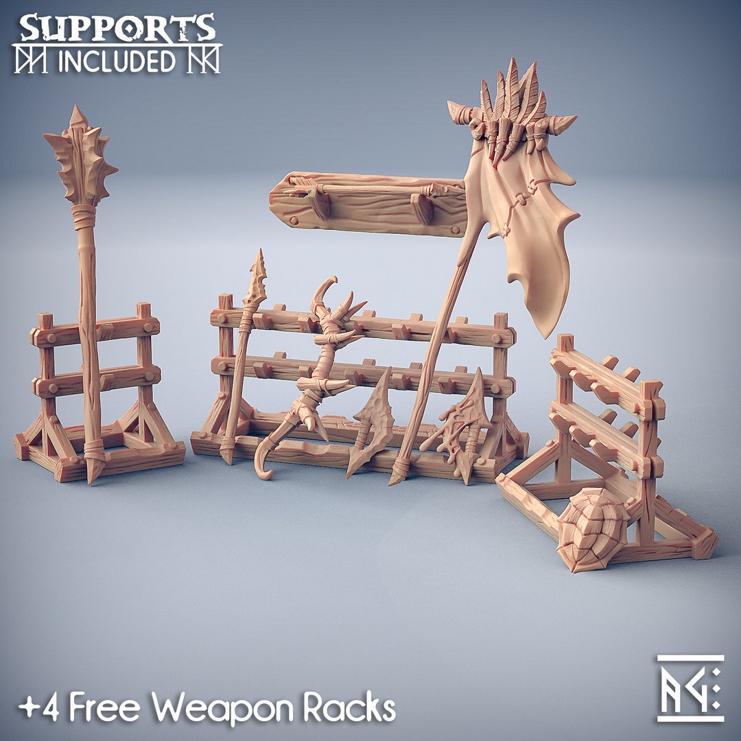 Artisan Guild - Swamp Gurunda - Weapon Racks, AG, Dnd, Roleplay ...