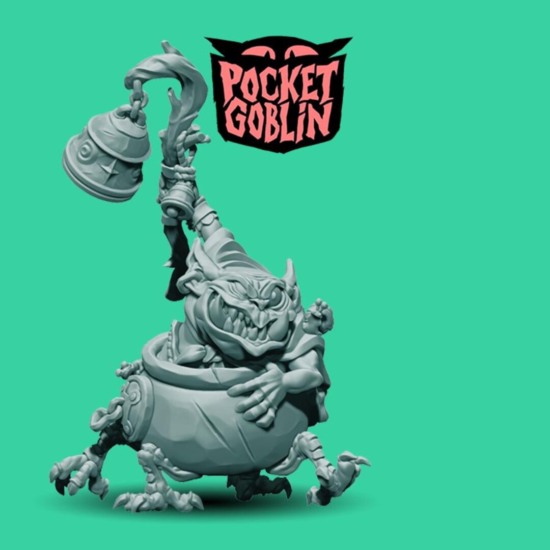Pocket Goblin - Goblin Wizard - for Dnd, Roleplay, Miniatures for ...