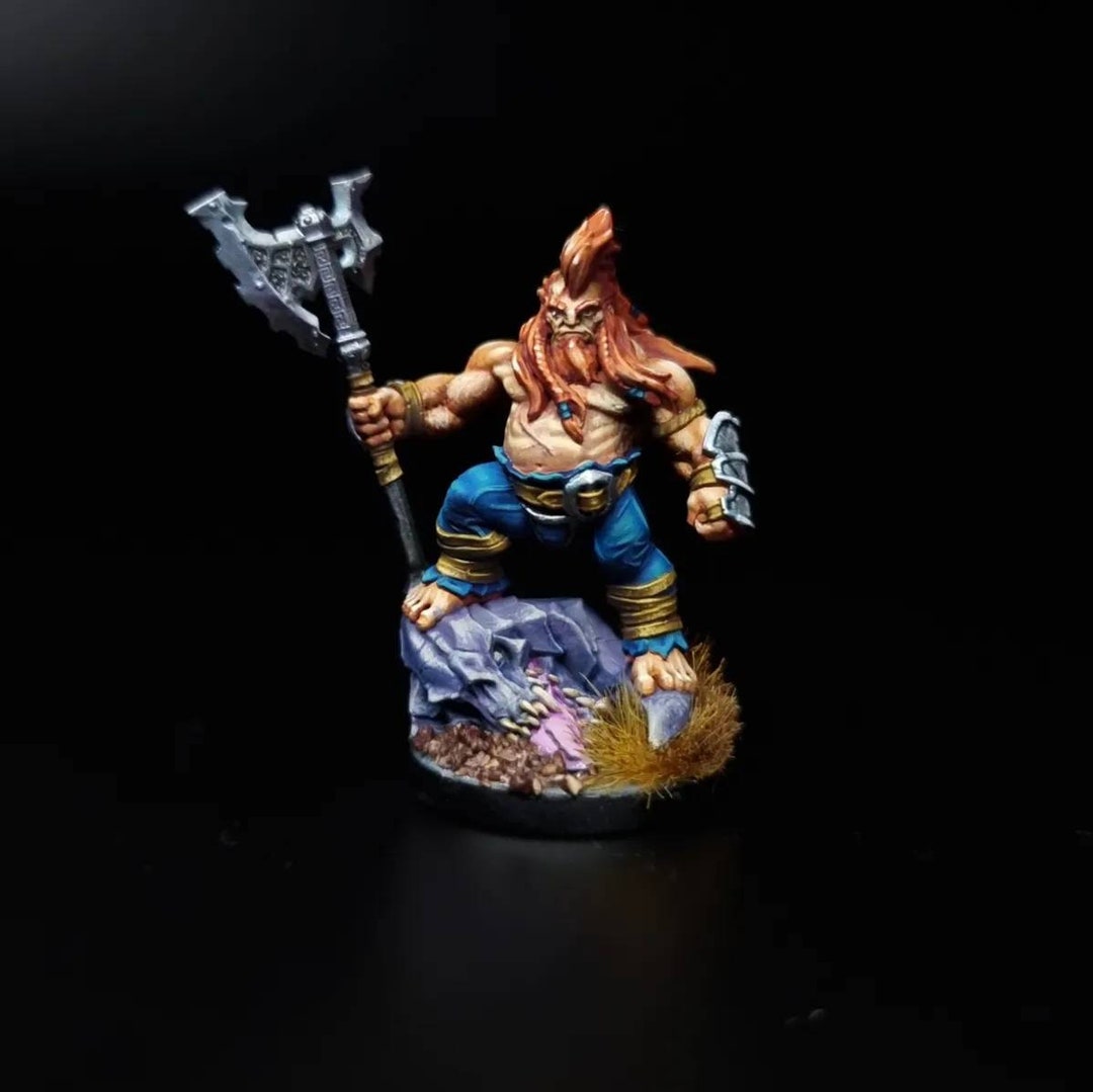 Pre Painted Dwarf Demon Slayer - Etsy