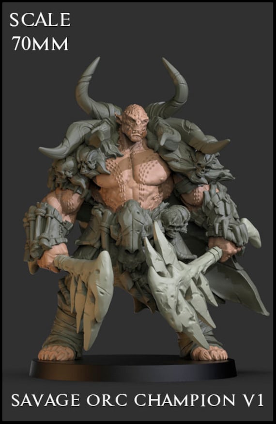 Toys Miniature Toys Toys & Games Yedharo Roleplaying Savage Orc ...