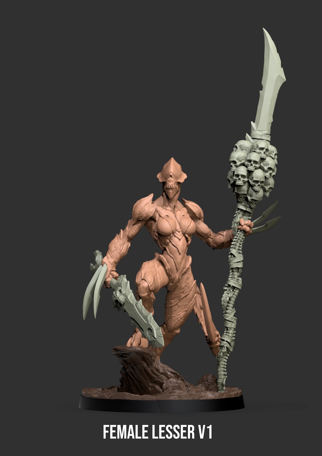 Yedharo - Female Lesser Demon V2 - 30mm Scale for Dnd, Roleplaying ...