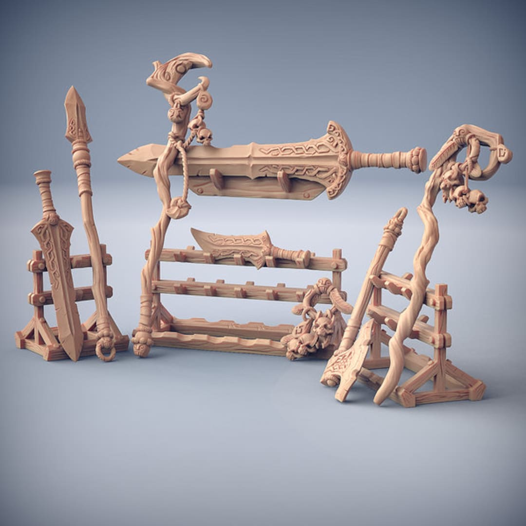 Artisan Guild - Svartwood Trolls - Weapon Racks, AG, Dnd, Roleplay ...