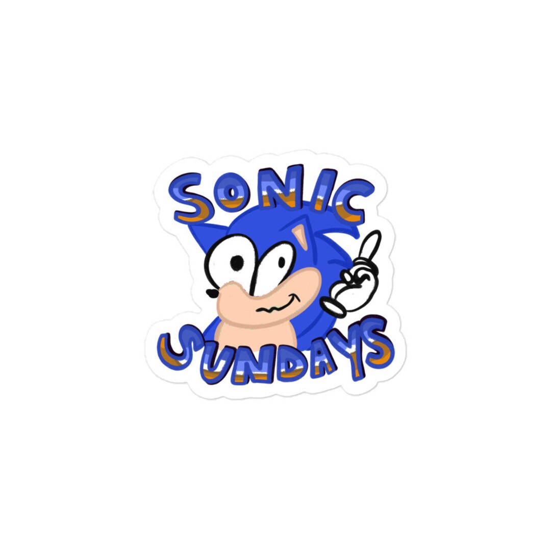 SONIC SUNDAY Stickers! - Etsy