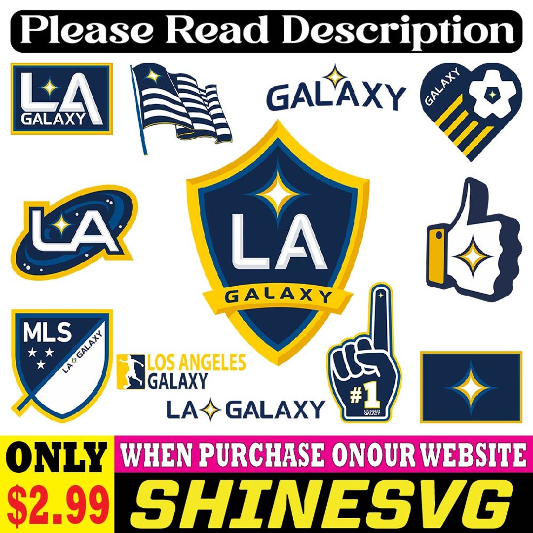 Galaxy Soccer Team Svg La Galaxy Svg M L S Teams Svg M L S Etsy