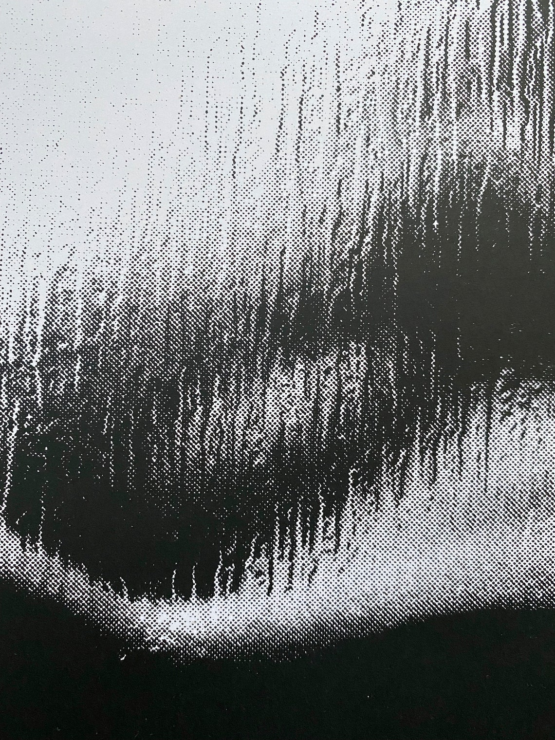 Limited Edition Original Art - Handprinted Screenprint - Abstracted ...